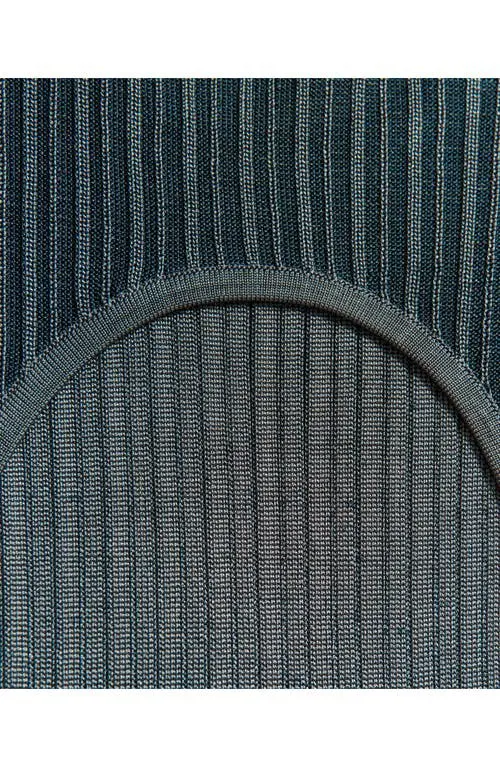 Mango Ribbed Open Back Top
