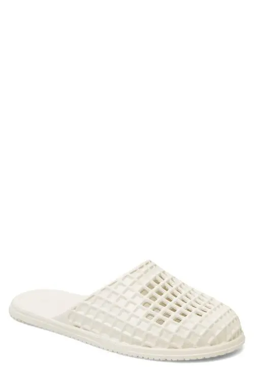 LUSSO CLOUD Rosa Perforated Slide - Bone White