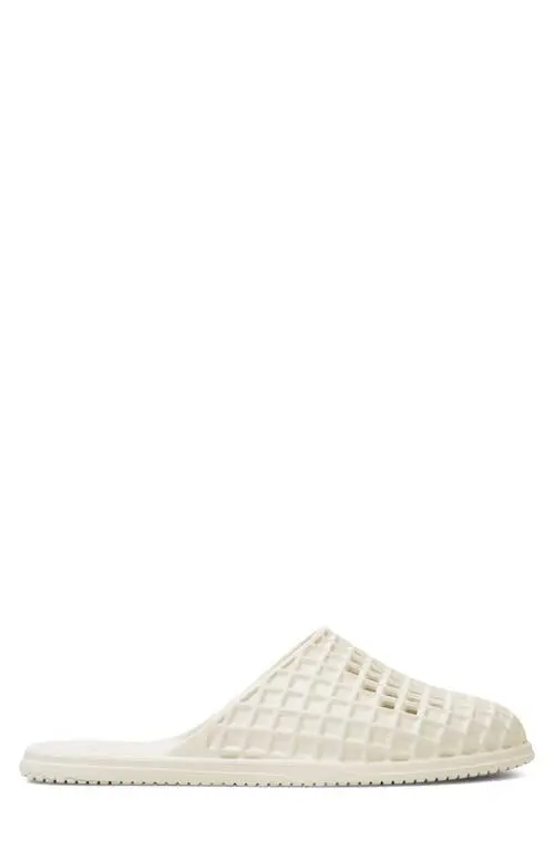LUSSO CLOUD Rosa Perforated Slide - Bone White