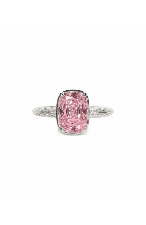 Sterling Forever Sterling Pink Sapphire Ring - Silver