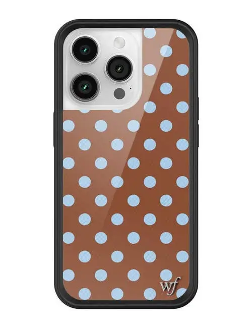 WILDFLOWER CASES Polka Dot | And Blue Iphone Case