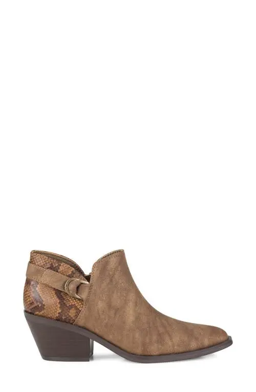 BARETRAPS Duala Block Heel Ankle Bootie - Saddle