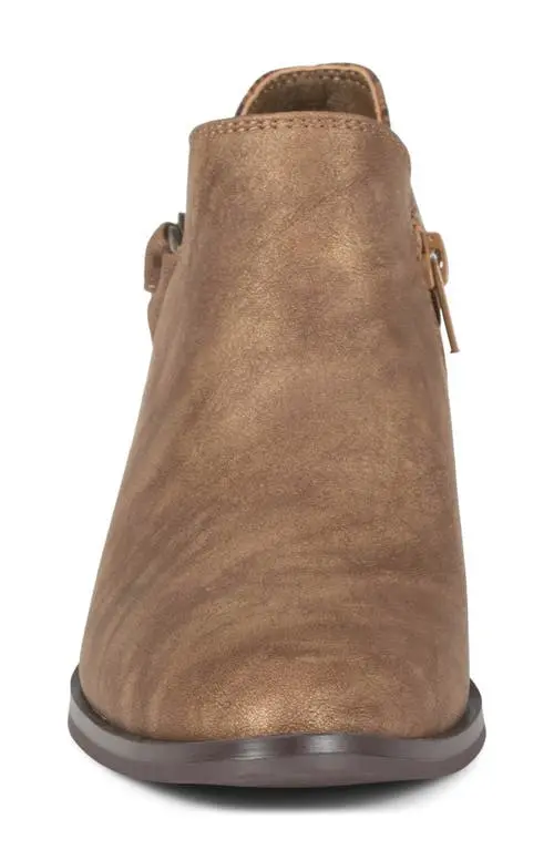 BARETRAPS Duala Block Heel Ankle Bootie - Saddle
