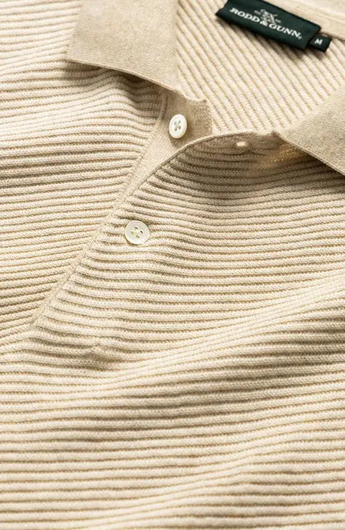 Rodd & Gunn Benford Bay Polo - Natural