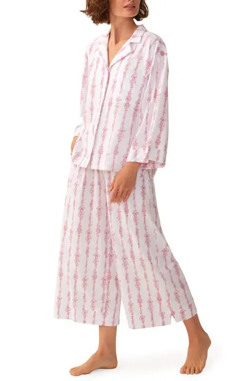 PETITE PLUME Olivia Pima Cotton Wide Leg Pajamas
