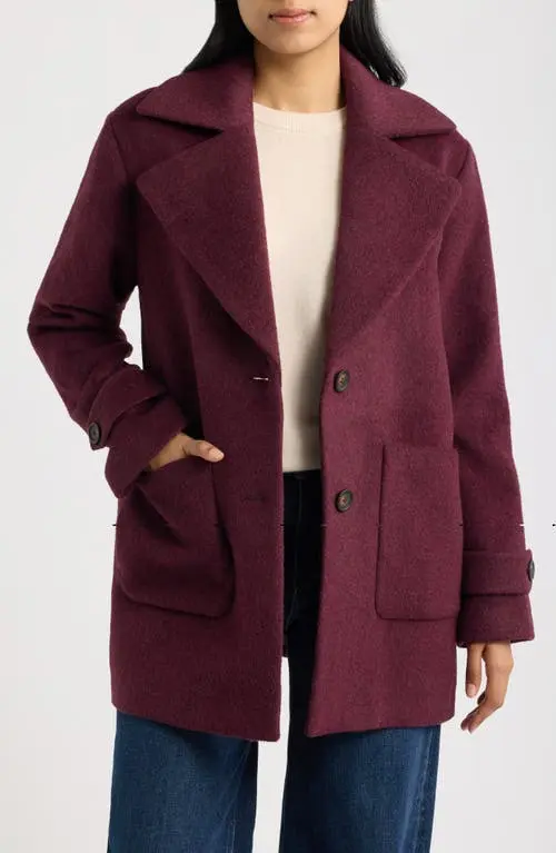 Bernardo Wool Blend Coat