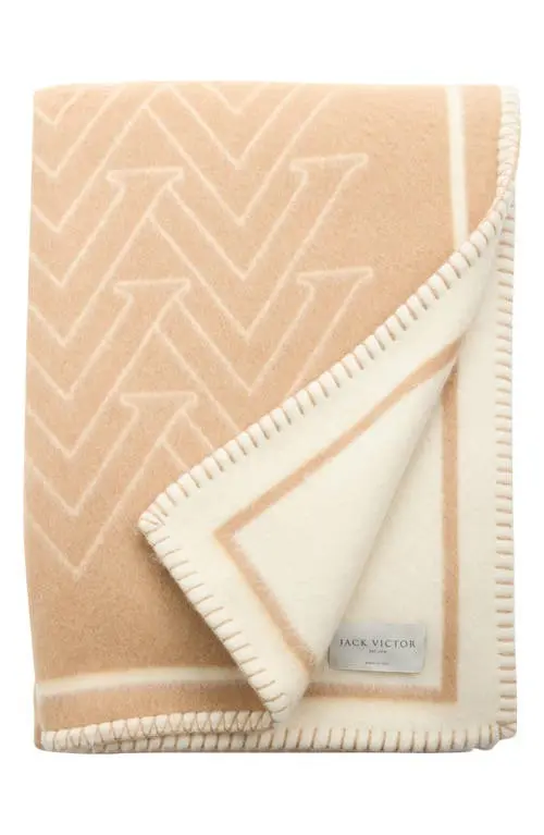 JACK VICTOR Mister Vic Silk Throw - Camel