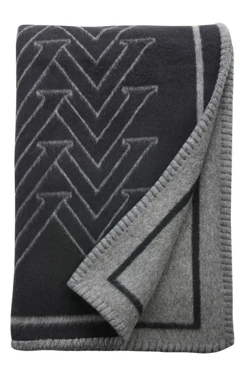 JACK VICTOR Mister Vic Silk Throw - Charcoal