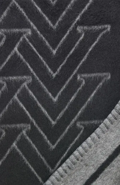 JACK VICTOR Mister Vic Silk Throw - Charcoal