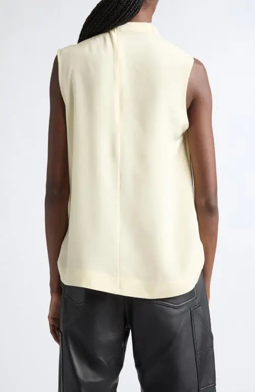 Altuzarra Alden Fringe Silk Top - Macadamia