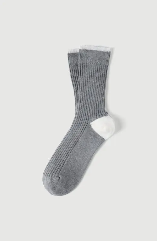 Brunello Cucinelli Cotton Socks - Grey