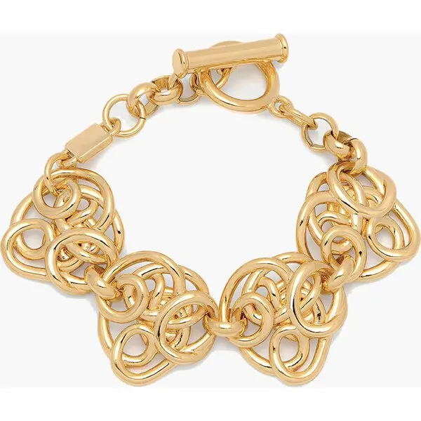 YOJ Oasic Bracelet In 18ct Plated - Gold
