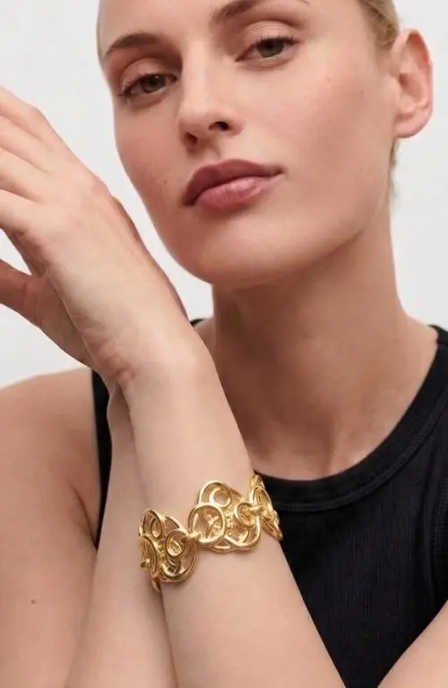 YOJ Oasic Bracelet In 18ct Plated