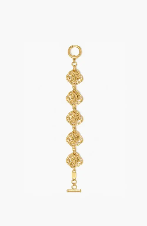 YOJ Oasic Bracelet In 18ct Plated