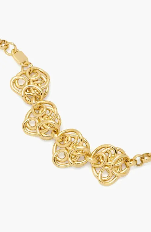 YOJ Oasic Bracelet In 18ct Plated