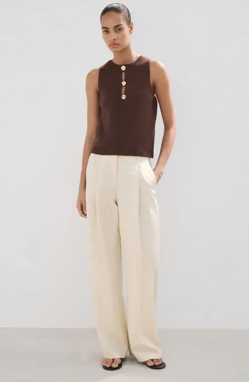 Mango Beaded Knit Tank
