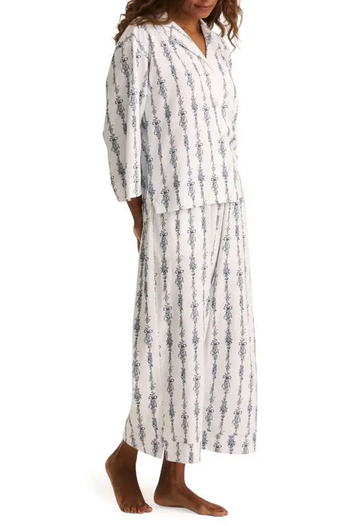 PETITE PLUME Olivia Pima Cotton Wide Leg Pajamas