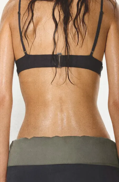 Mango Semi-sheer Knit Crop Top