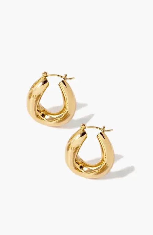 YOJ Falin Maxi Hoop Earrings - Gold