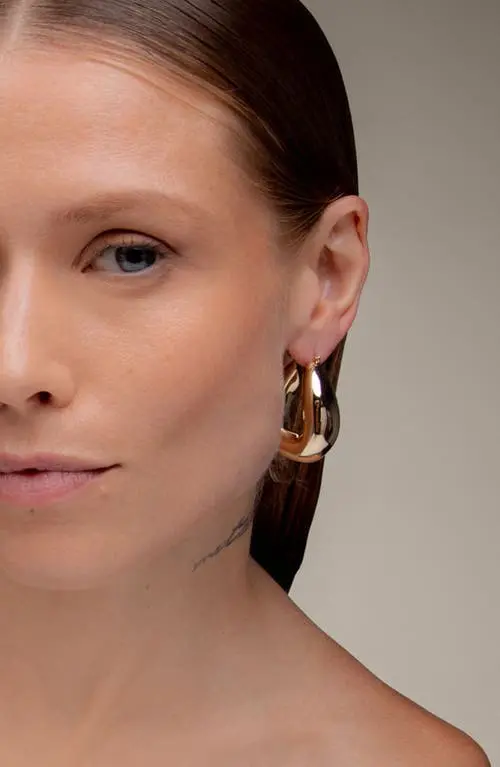 YOJ Falin Maxi Hoop Earrings - Gold