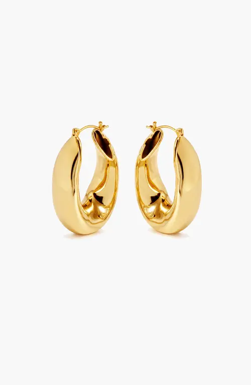 YOJ Falin Maxi Hoop Earrings - Gold