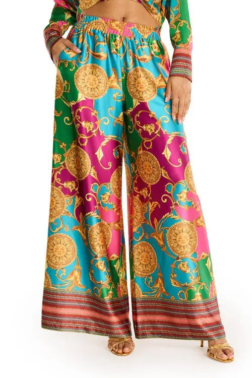 THE NOLI SHOP Marcia Silk Pant - Dolce Sun