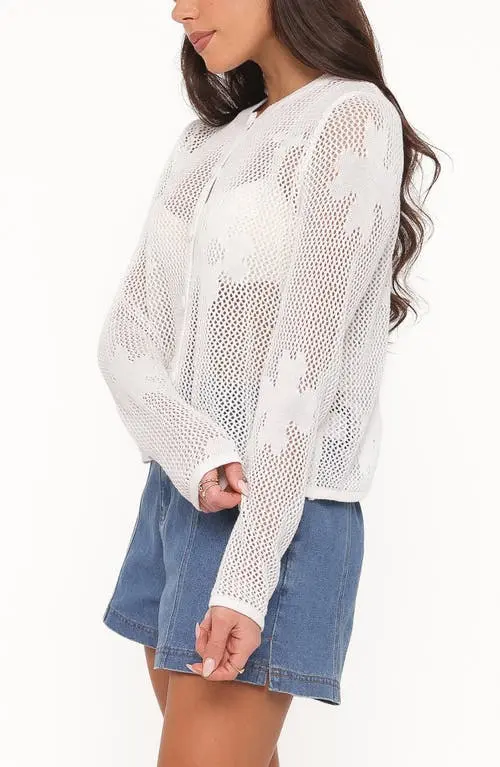 PETAL & PUP Maddox Open Stitch Cardigan