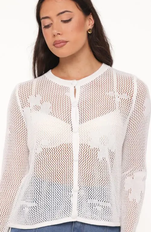 PETAL & PUP Maddox Open Stitch Cardigan