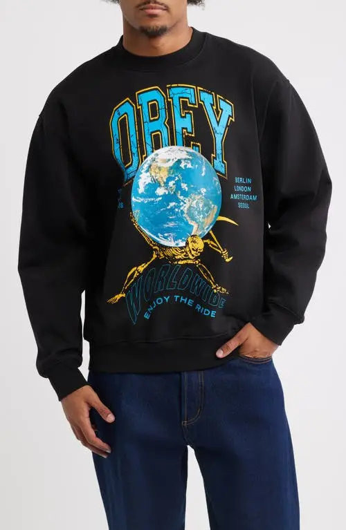 Obey Enjoy The Ride Graphic Sweatshirt