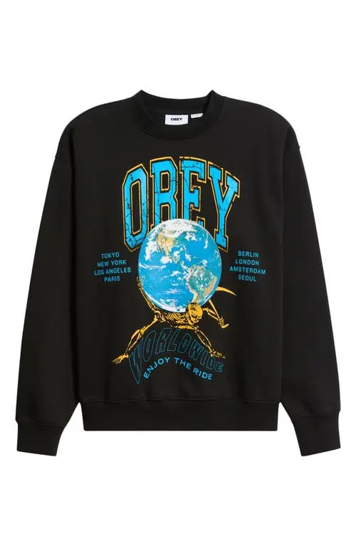 Obey Enjoy The Ride Graphic Sweatshirt