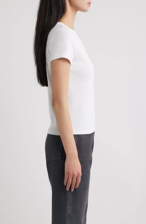 DL1961 Shrunken V-neck Tee