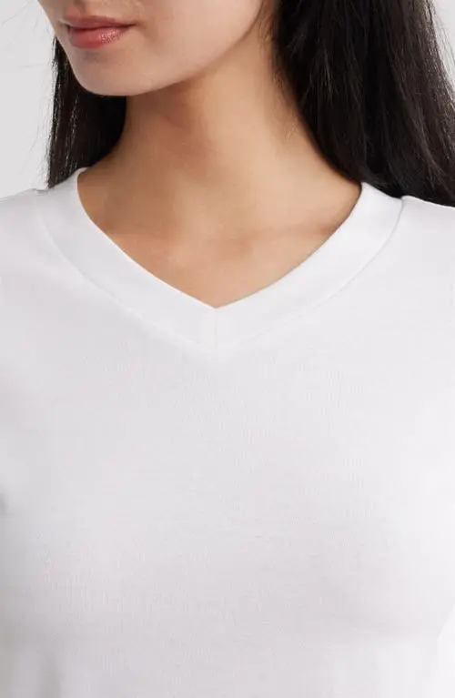 DL1961 Shrunken V-neck Tee