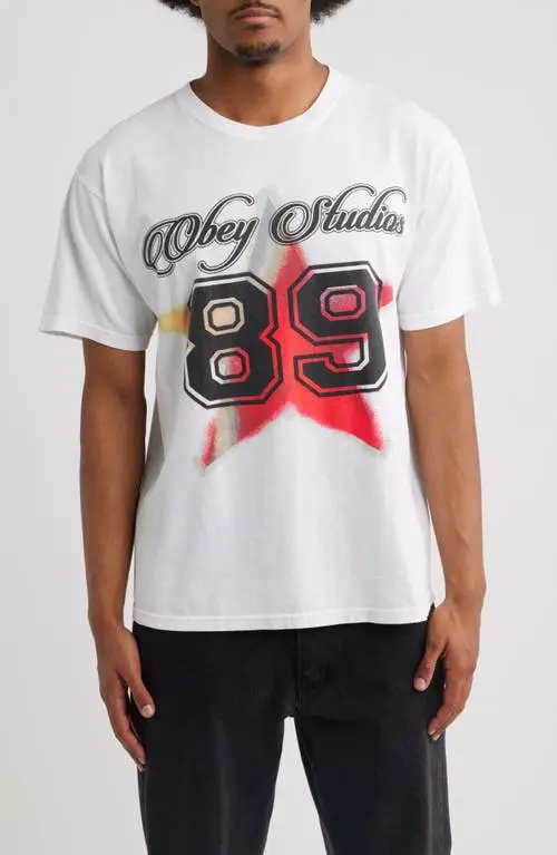 Obey Varsity Star Graphic T-shirt