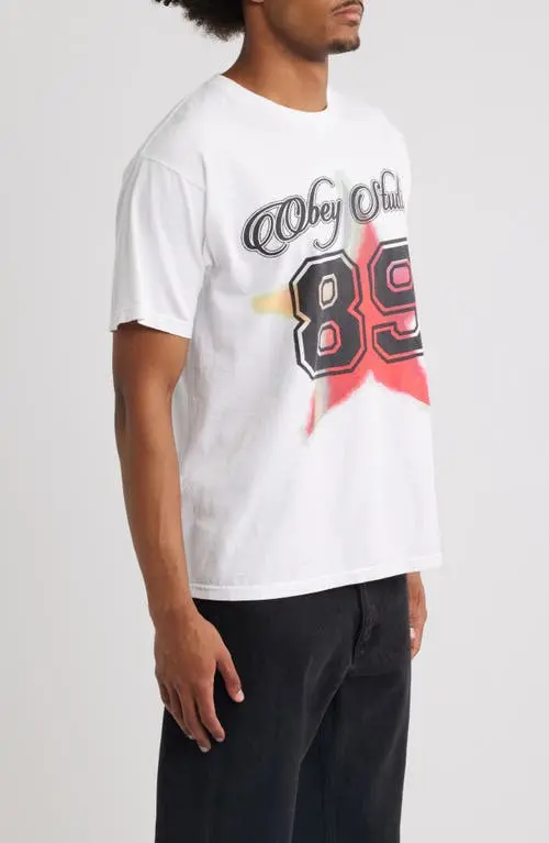Obey Varsity Star Graphic T-shirt