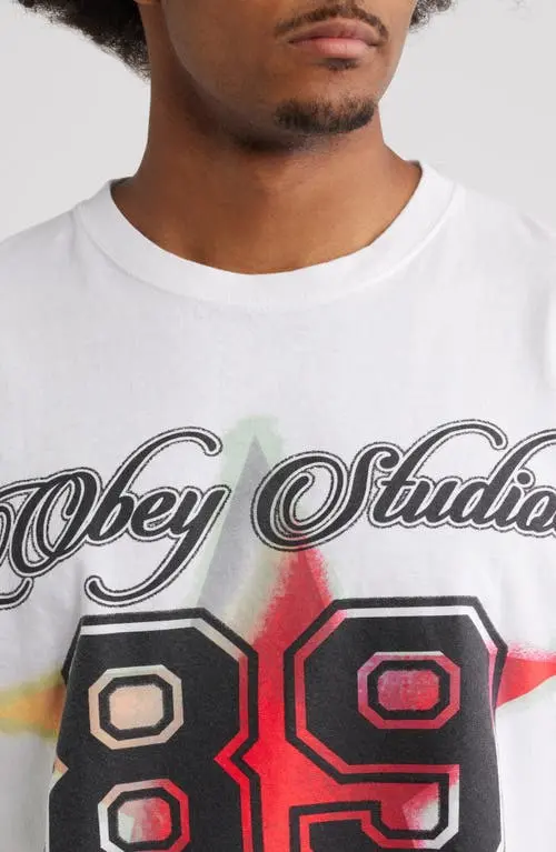 Obey Varsity Star Graphic T-shirt