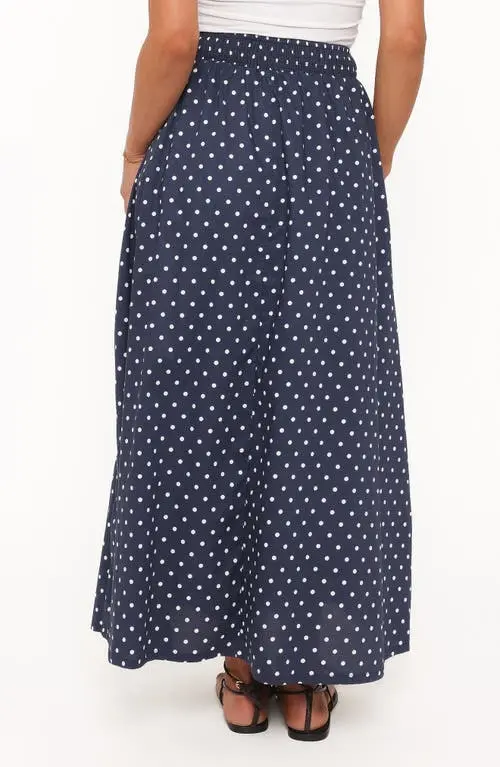 PETAL & PUP Paula Polka Dot Maxi Skirt