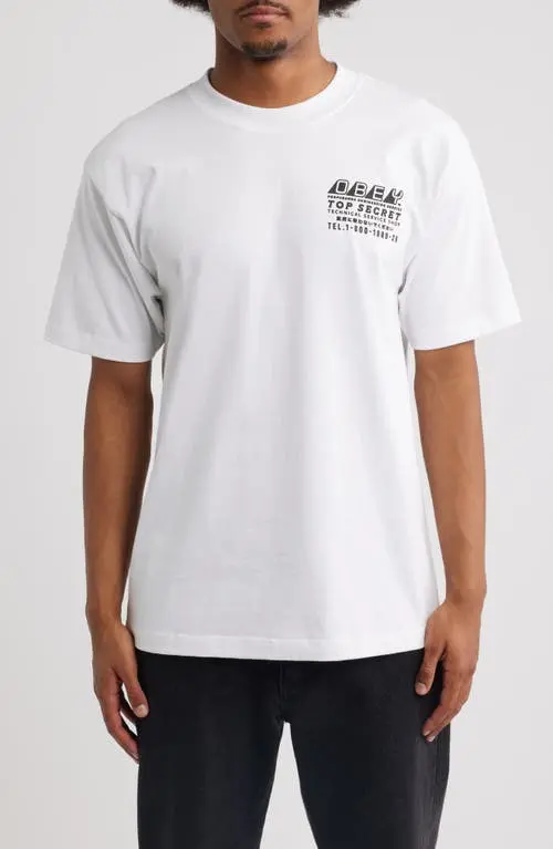 Obey Top Secret Graphic T-shirt