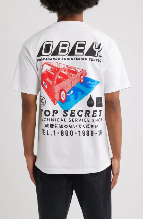Obey Top Secret Graphic T-shirt