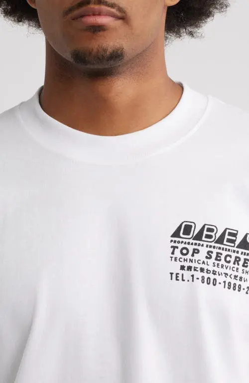 Obey Top Secret Graphic T-shirt