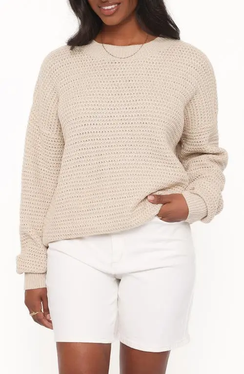 PETAL & PUP Melane Open Stitch Sweater