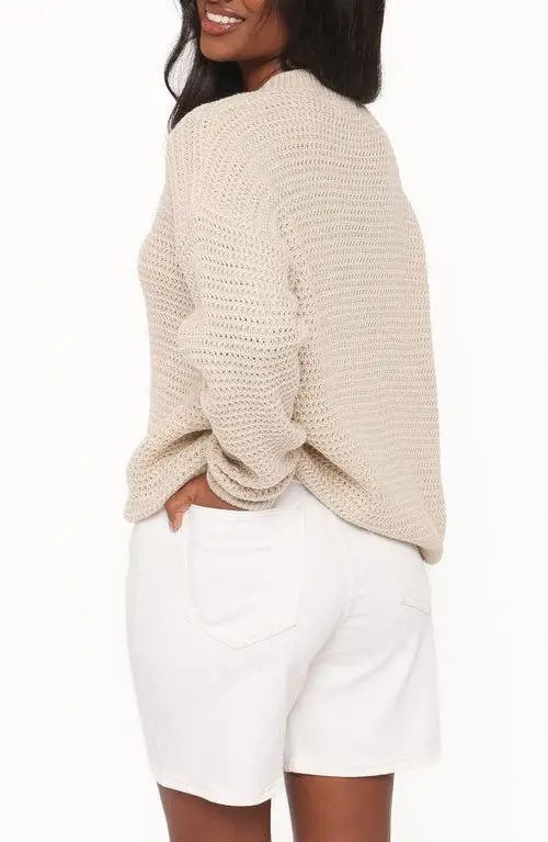 PETAL & PUP Melane Open Stitch Sweater