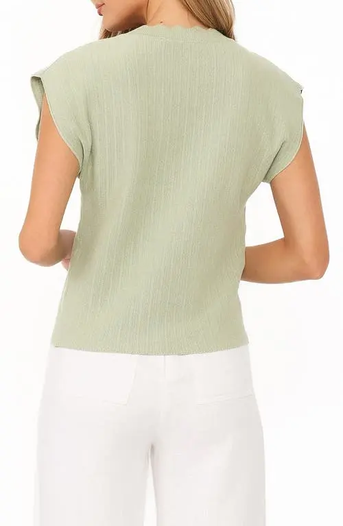 PETAL & PUP Mackie Scalloped Ribbed Top