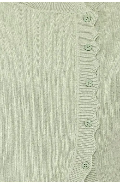 PETAL & PUP Mackie Scalloped Ribbed Top