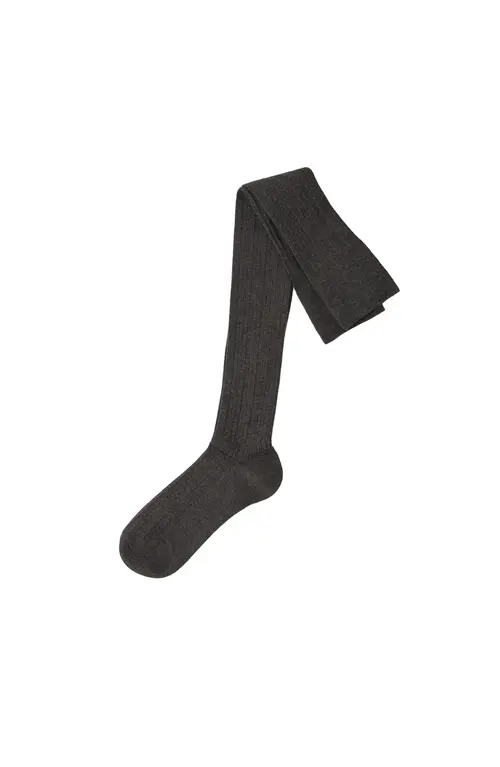 Brunello Cucinelli Stretch Cashmere Rib Knit Socks