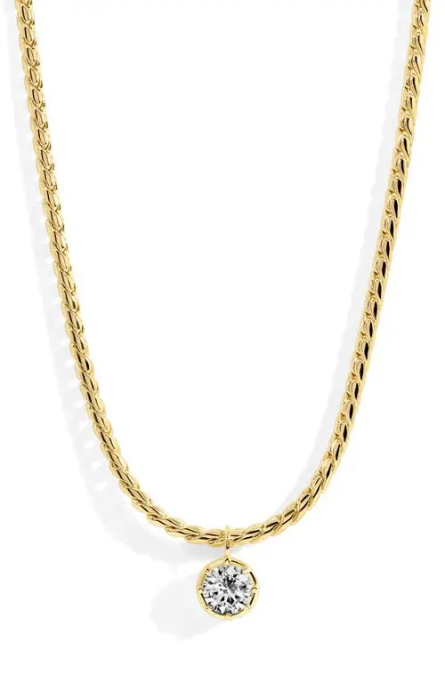 Lili Claspe Bruna Cubic Zirconia Pendant Necklace - Gold