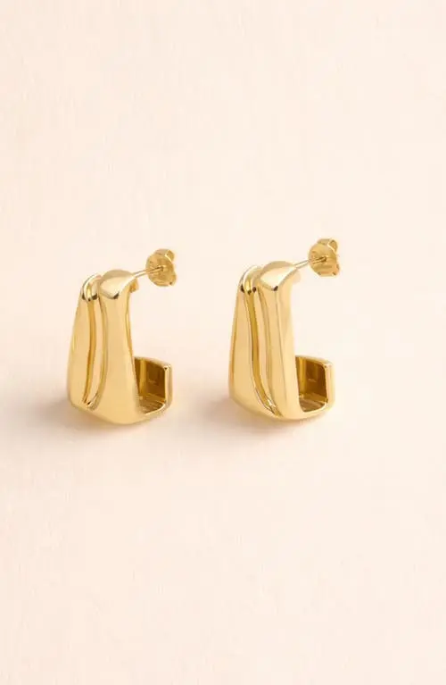 YOJ Fala Wave Maxi Hoop Earrings