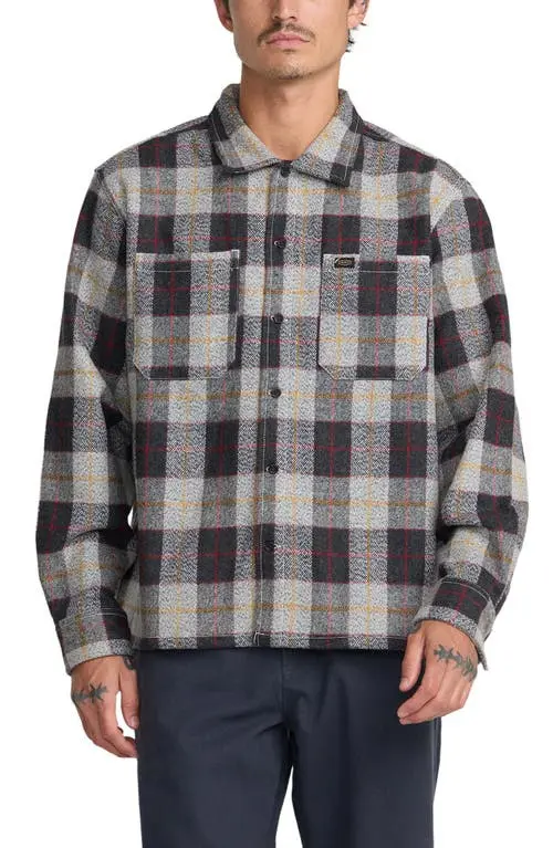 Rvca Dayshift Flannel Button-up Shirt - Purple Multi