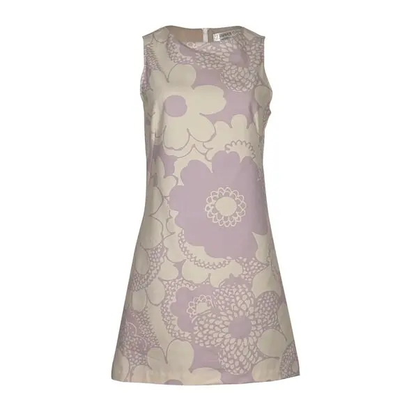 JENNAFER GRACE Penelope Mini Dress In Violetta Bloom - Purple