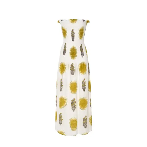 PAR Y ESCALA SL Mafalda Strapless Dress - White