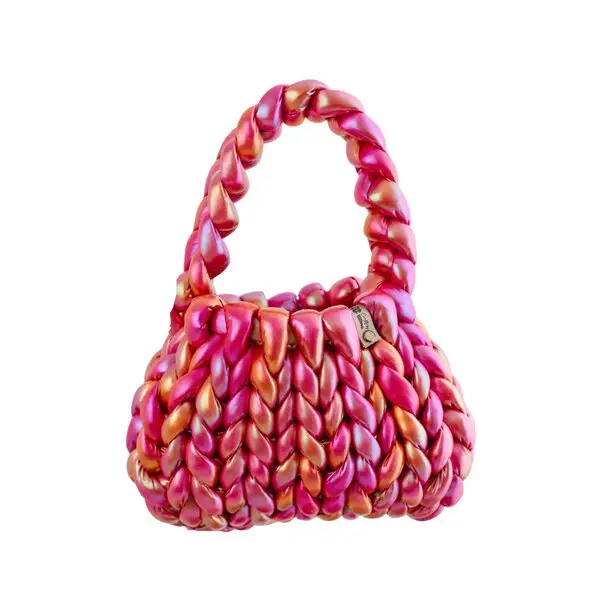ILLLINA Flamingo Metallic Statement Bag – Candy